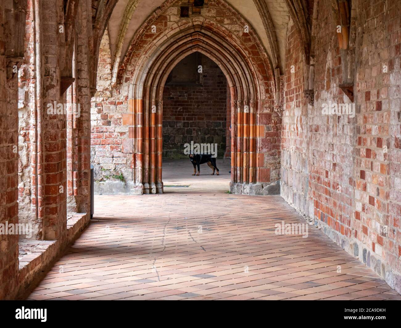 entrance to the old abbey chopin in germany Stock Photo - Alamy