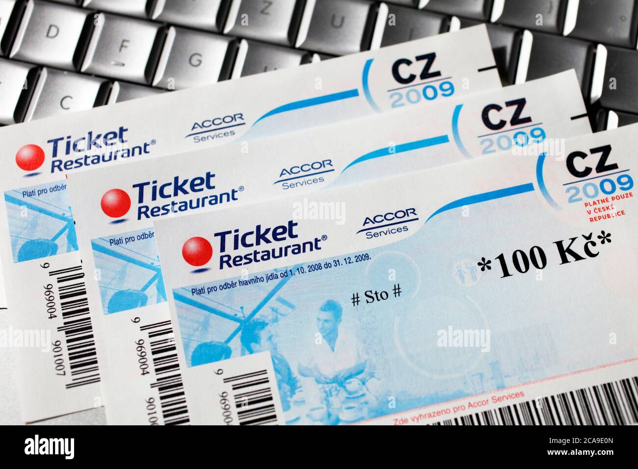 Ticket Restaurant luncheon vouchers issued by Accor Services company ...