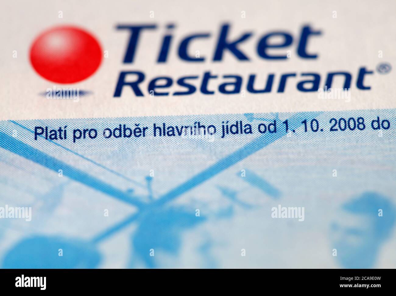 Ticket Restaurant luncheon vouchers issued by Accor Services company ...