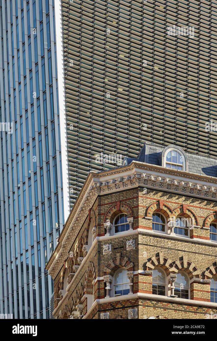 20 Fenchurch street aka Walkie Talkie building with traditional ...