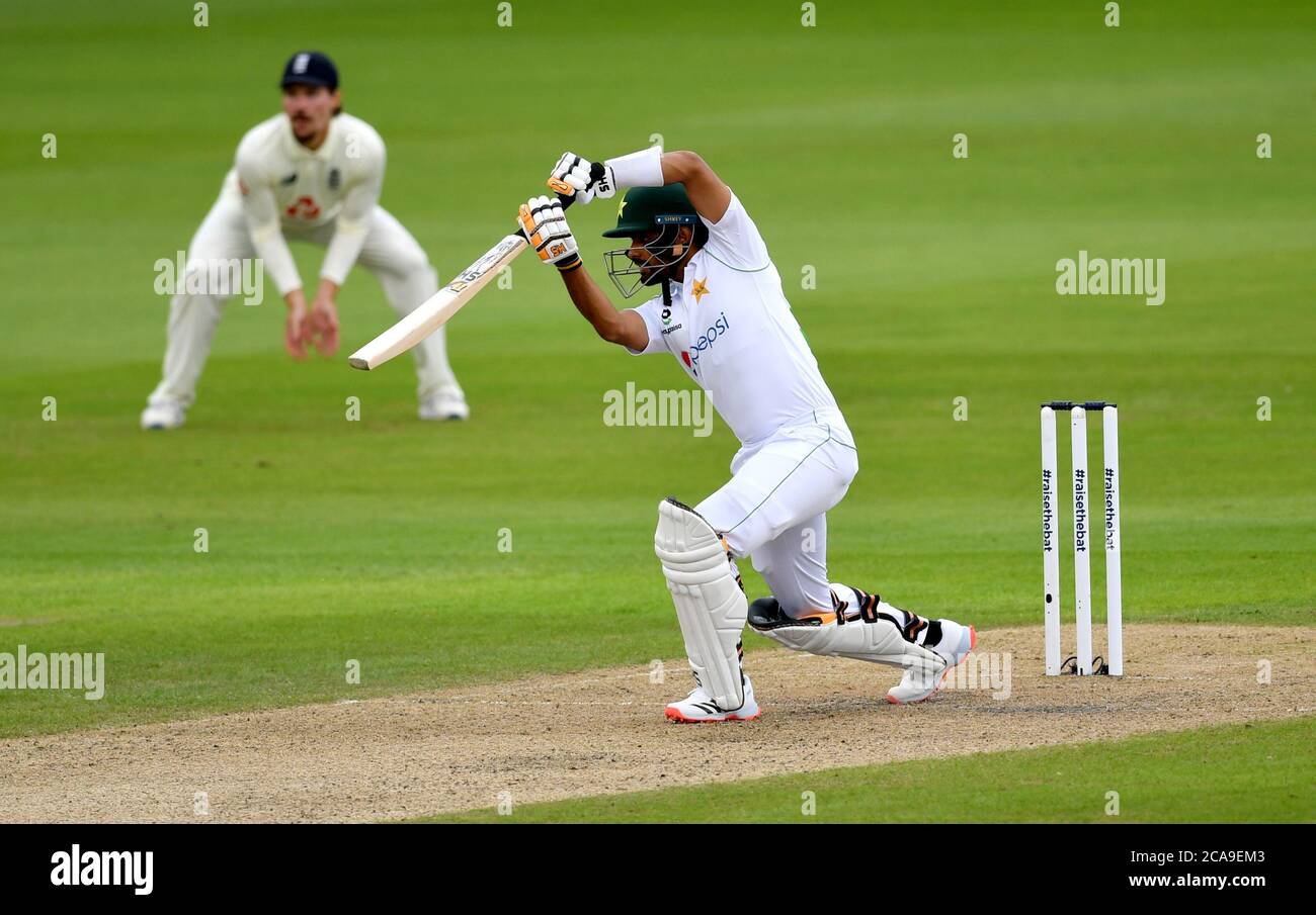 Pakistans Babar Azam Bats During Day One Of The First Test Match At