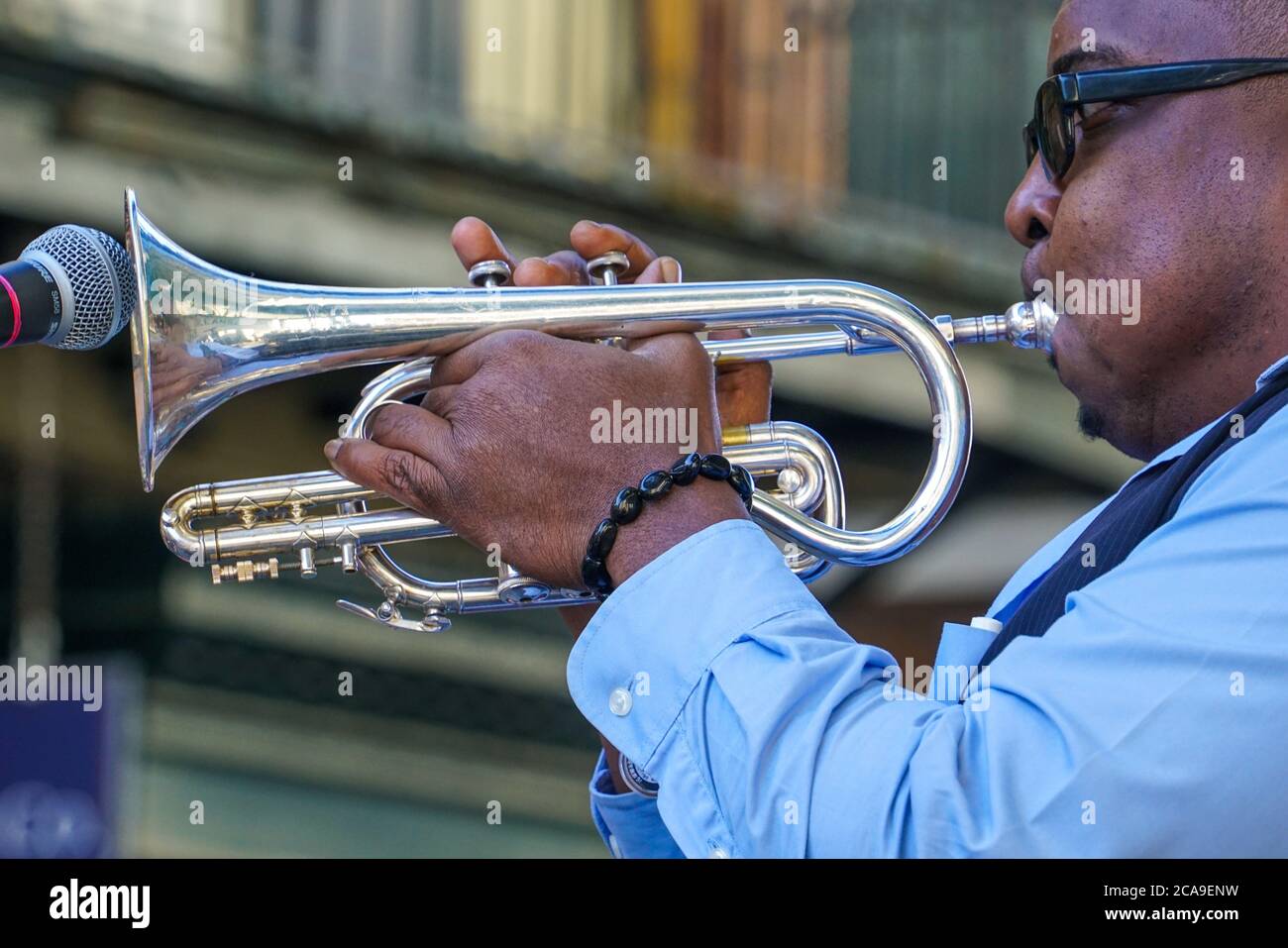 New orleans music festival and street hi-res stock photography and ...