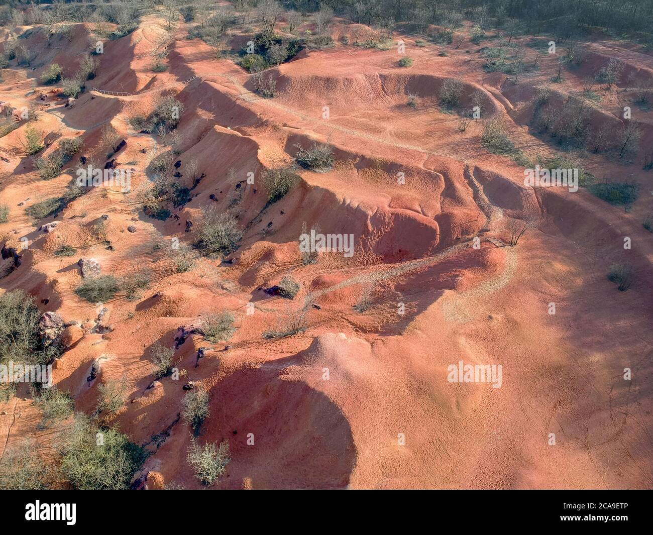 Bauxite mine, raw weathered bauxite sedimentary rock on surface Stock ...