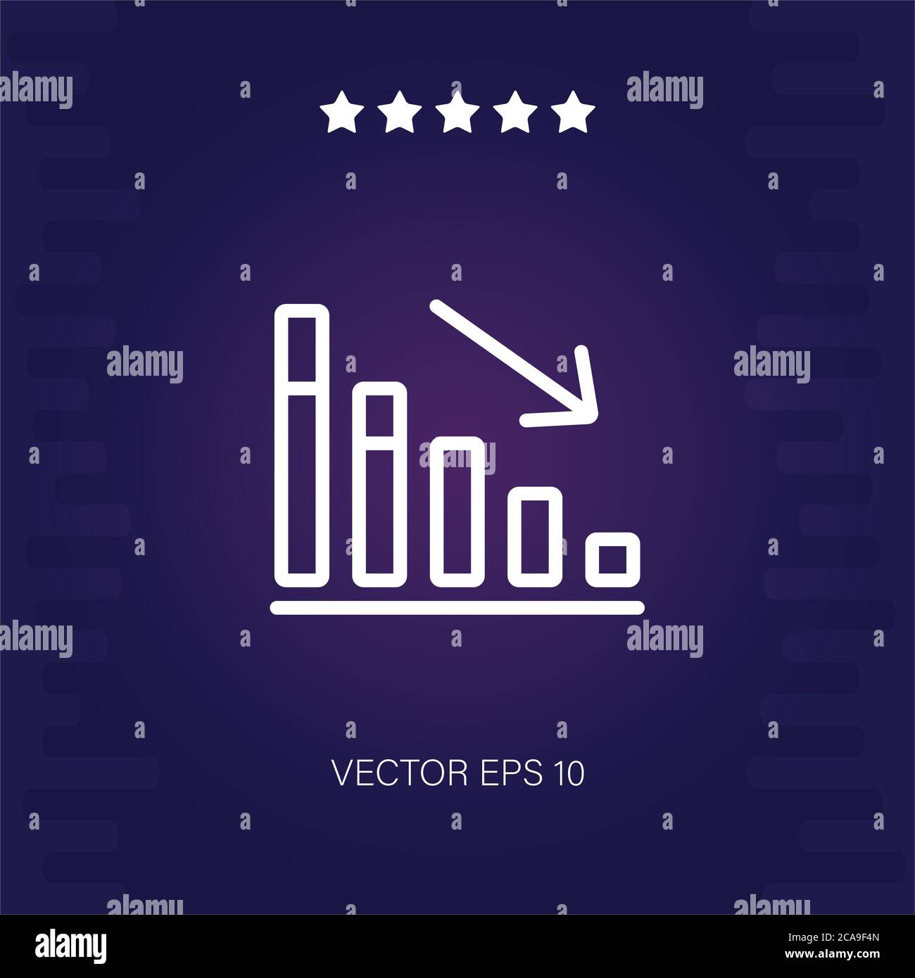 loss vector icon modern illustration Stock Vector Image & Art - Alamy