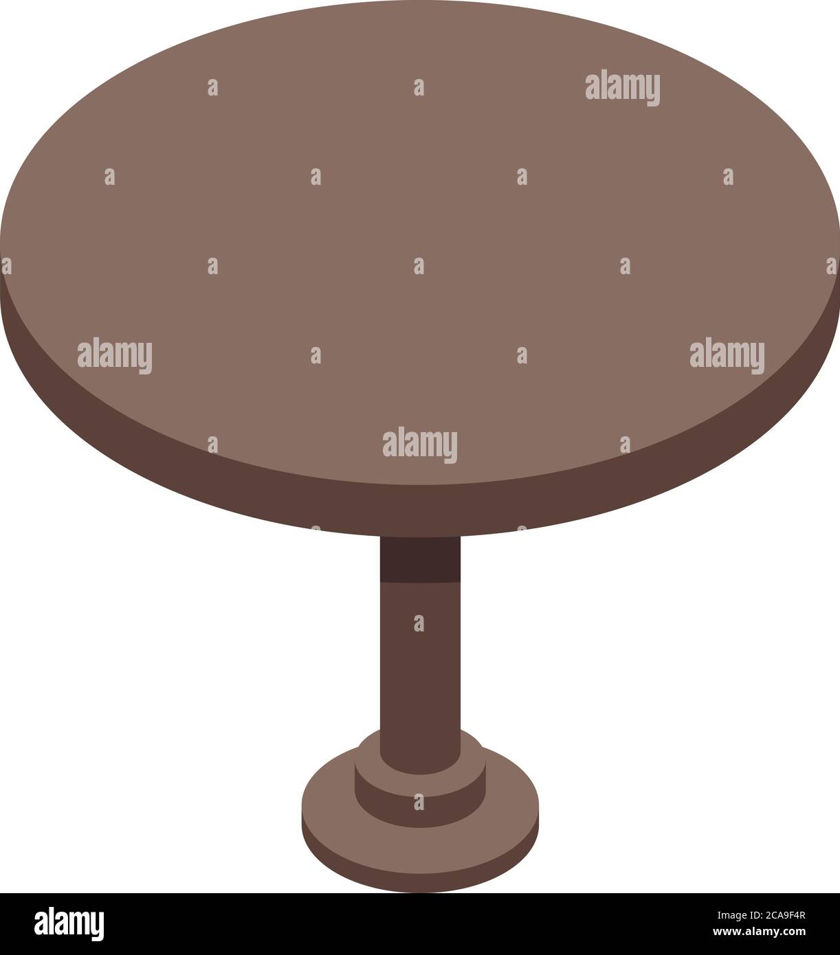 Round wood table icon, isometric style Stock Vector Image & Art - Alamy