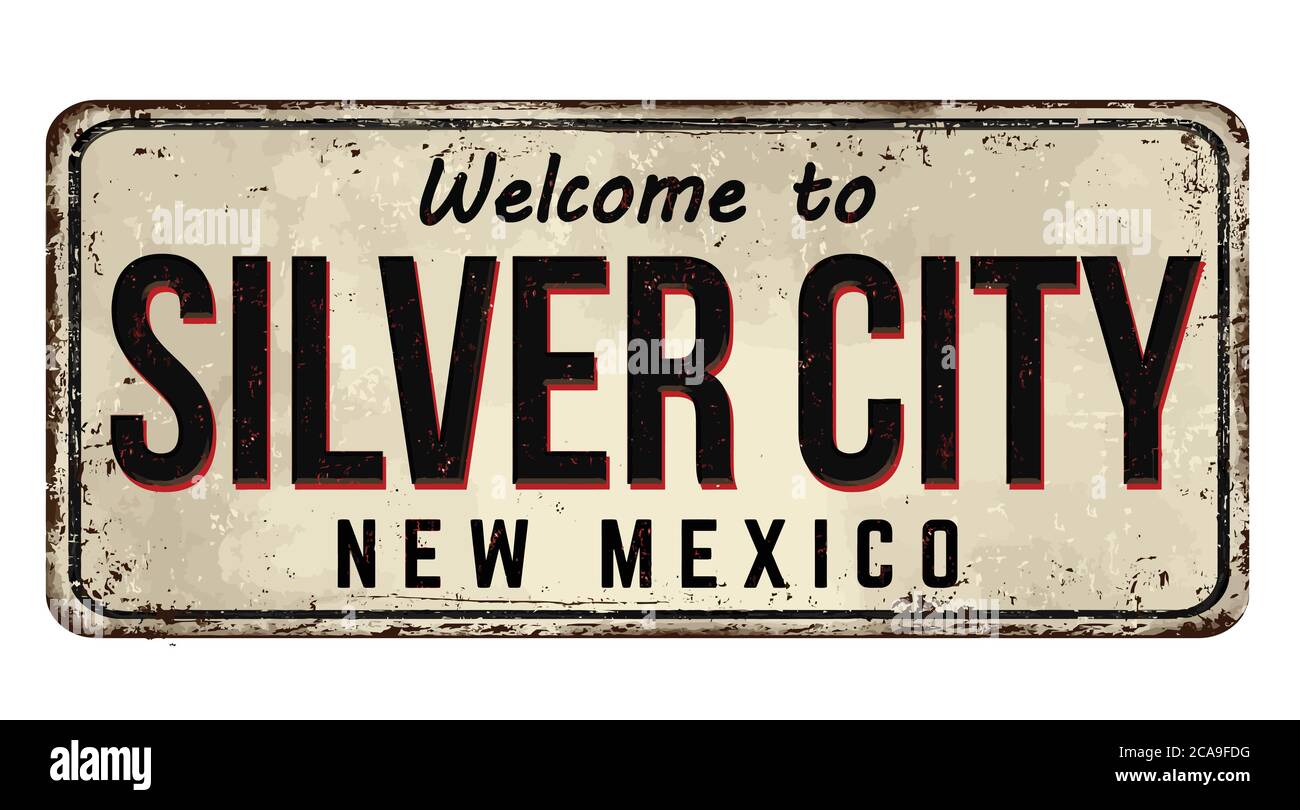 Silver city new mexico Stock Vector Images - Alamy