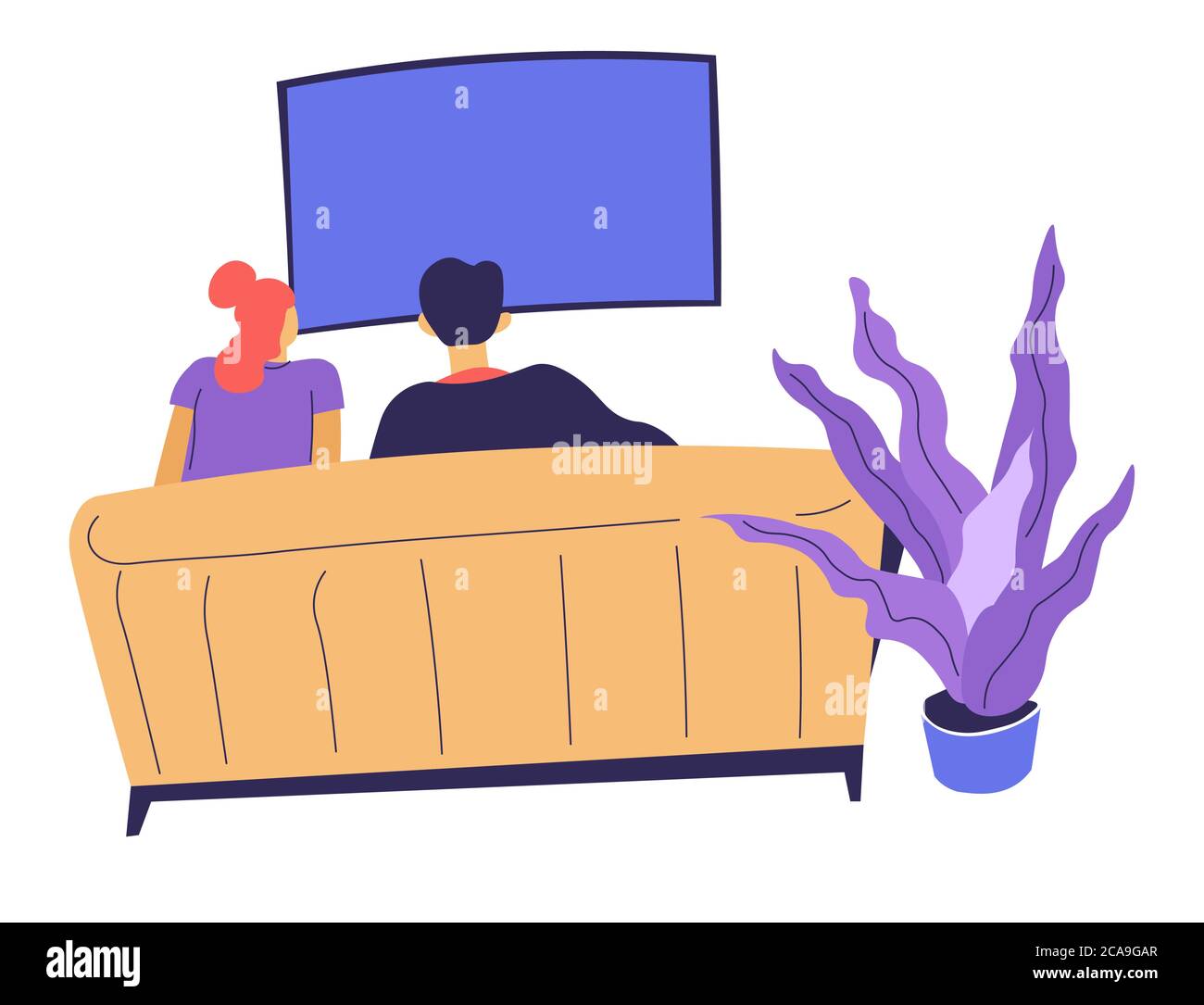 Happy man relax watching Cut Out Stock Images & Pictures - Alamy