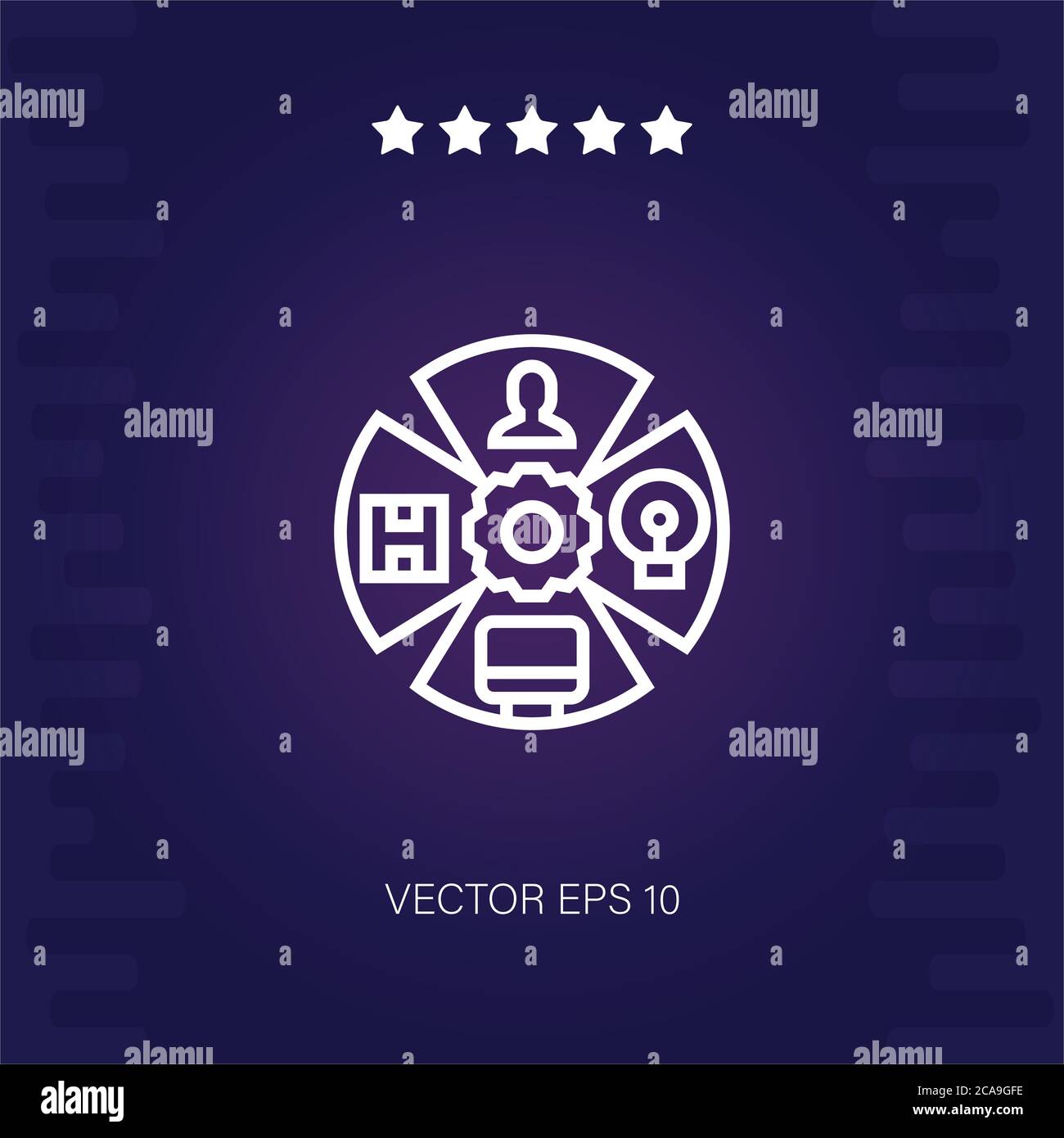 role vector icon modern illustration Stock Vector Image & Art - Alamy