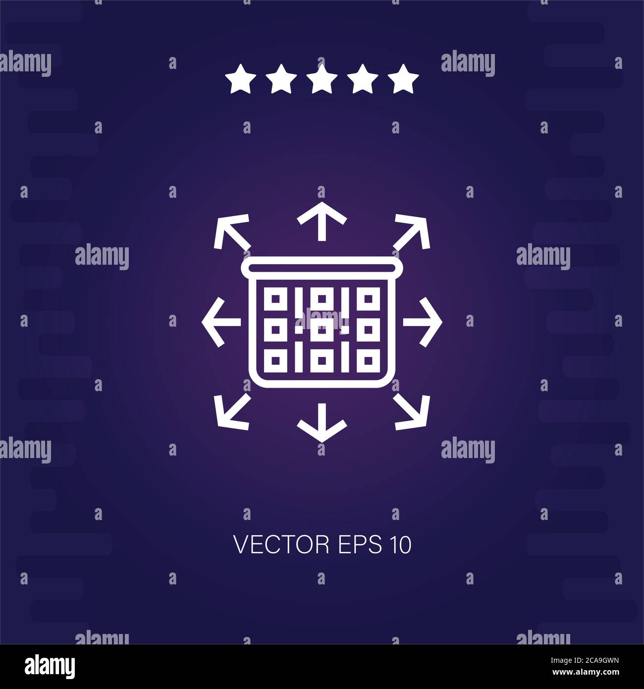 planning vector icon modern illustration Stock Vector Image & Art - Alamy