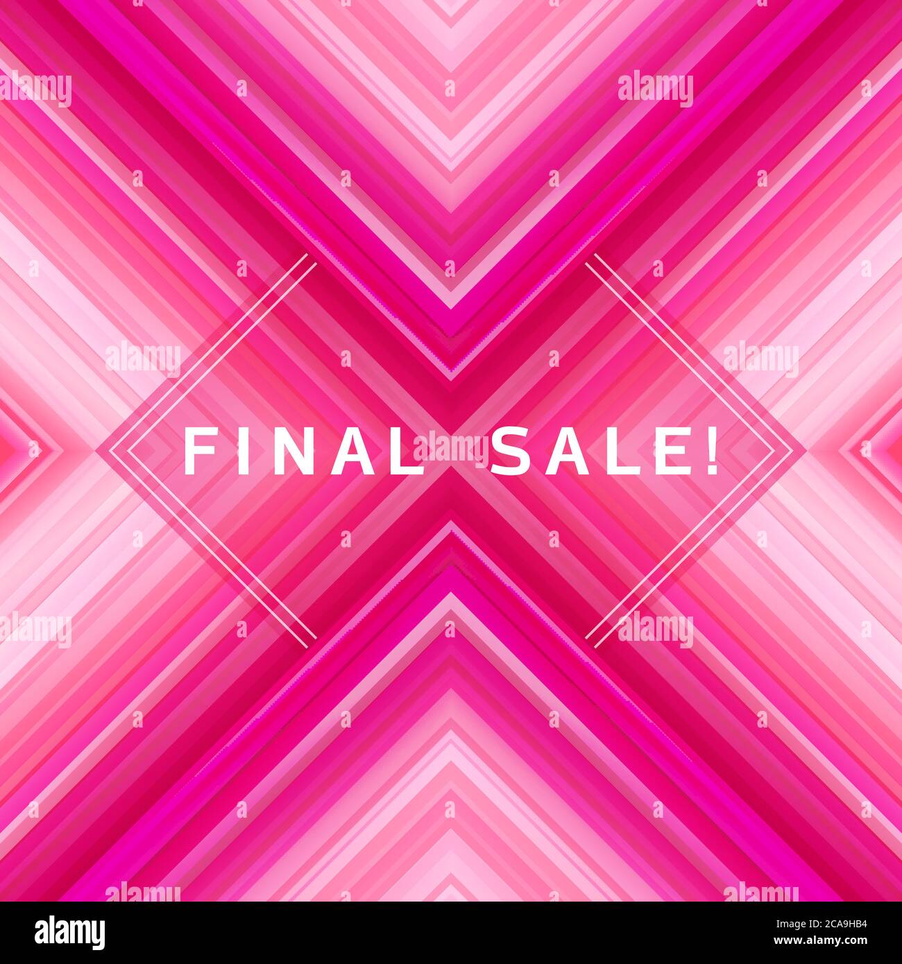 Geometric abstract sale banner background. Light rays on colorful ...