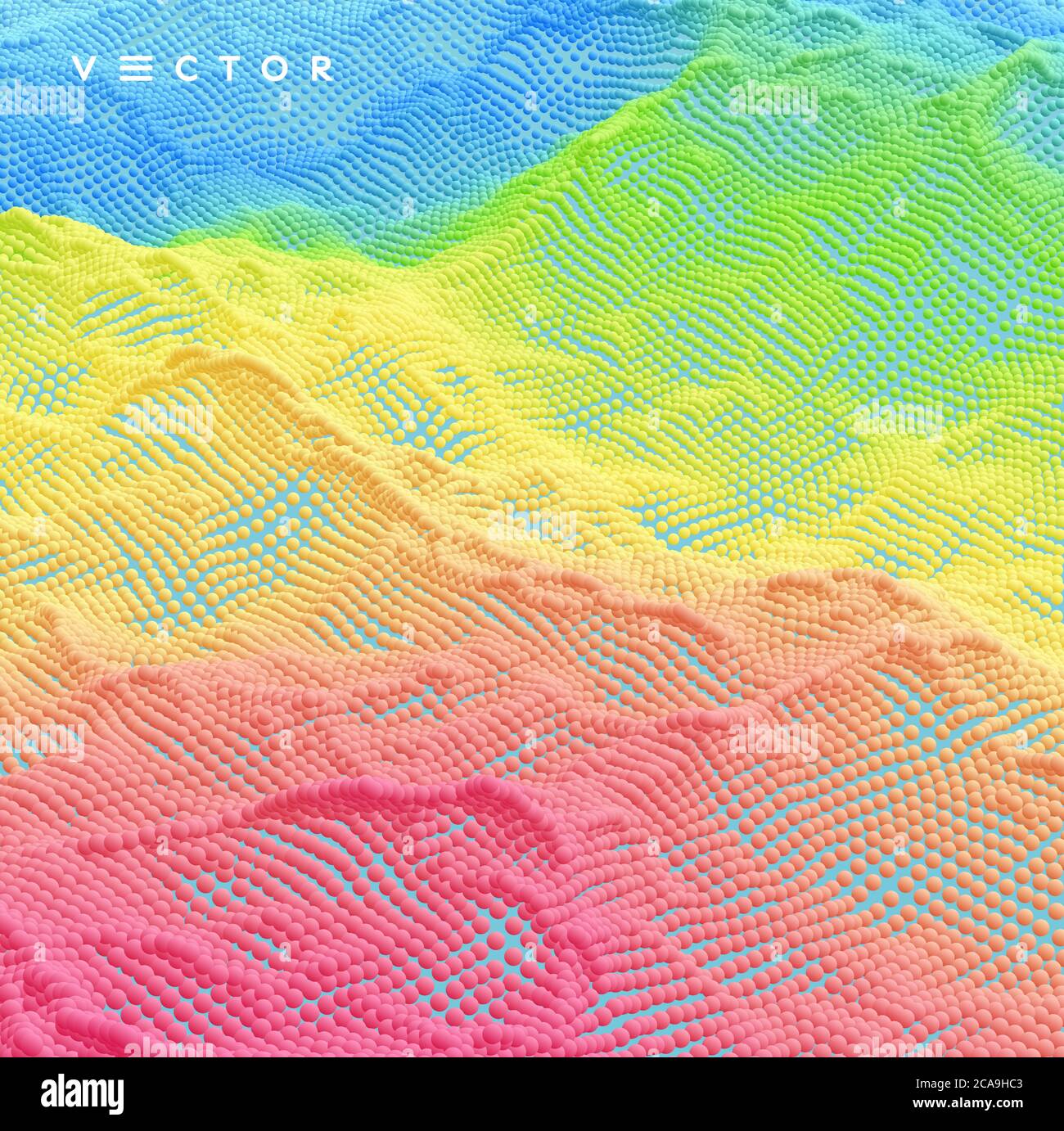 Multicolor fluid texture banner Stock Vector Images - Alamy