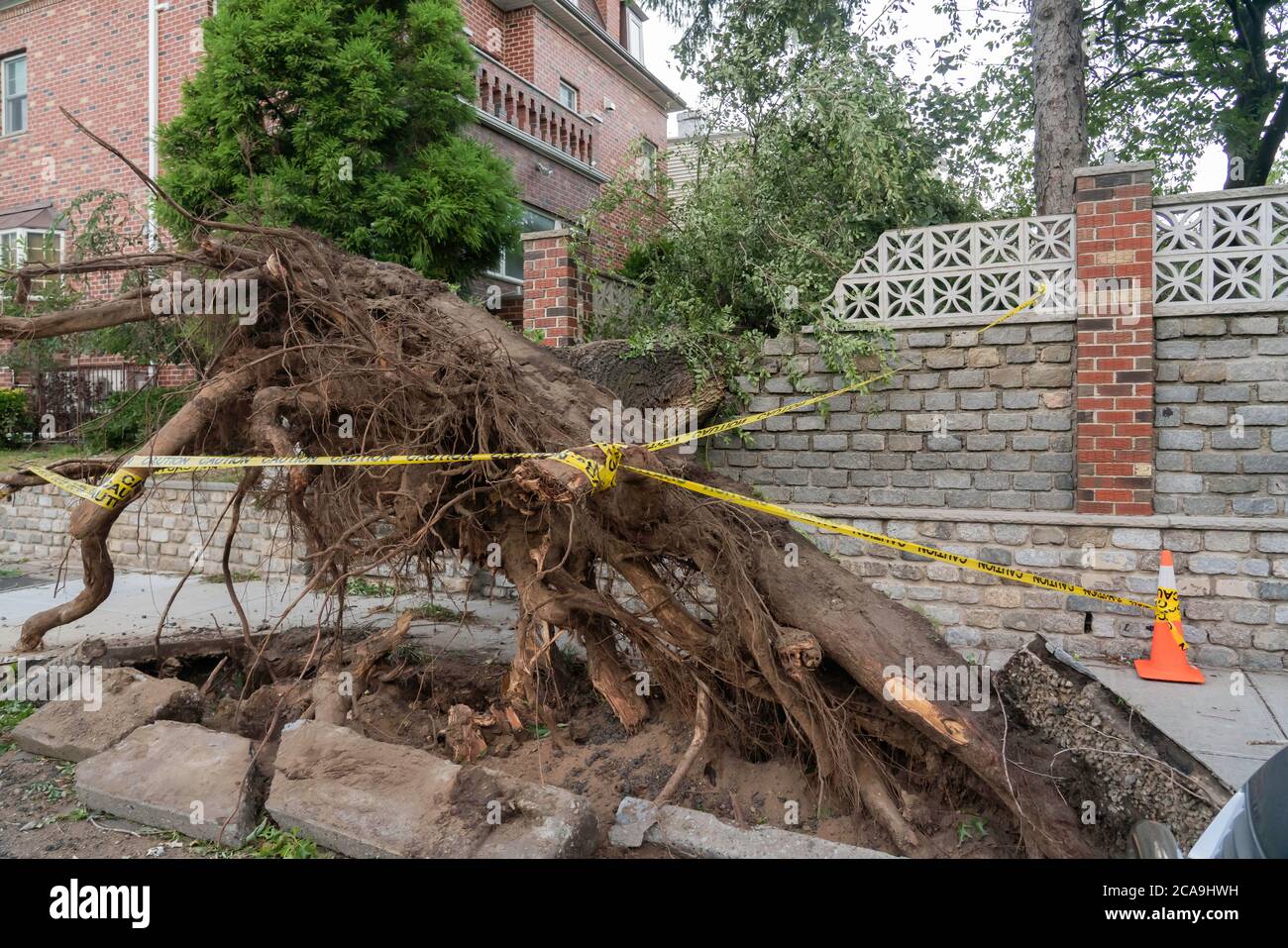 Isaias damage hi-res stock photography and images - Alamy
