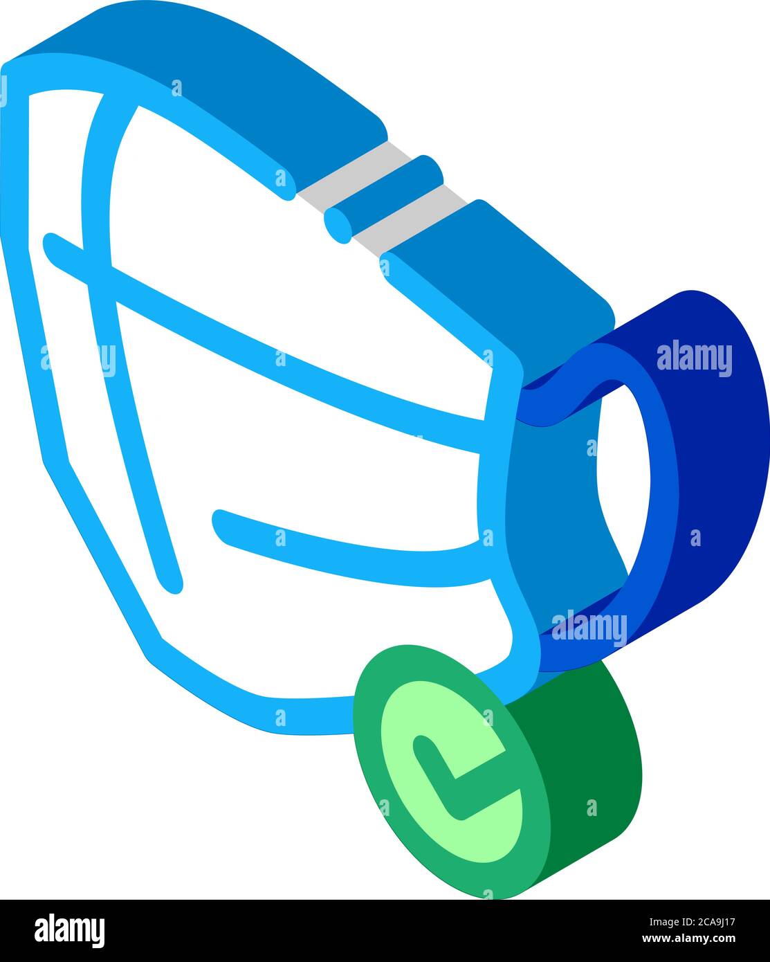 facial mask isometric icon vector illustration Stock Vector Image & Art ...