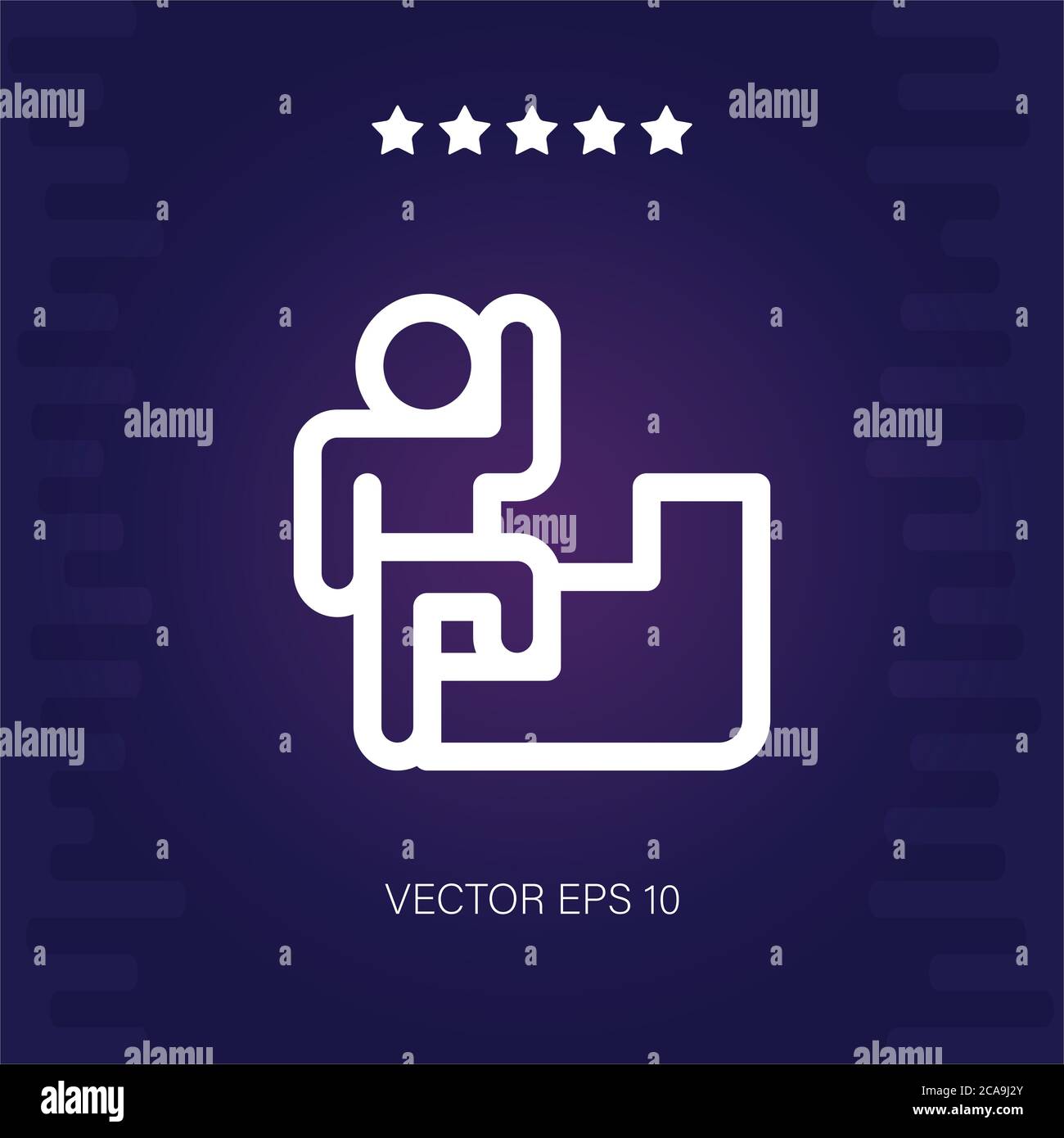 Back steps Stock Vector Images - Alamy