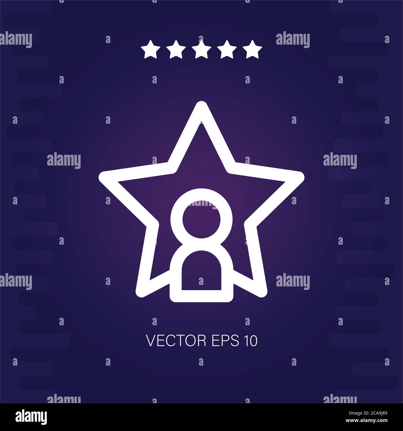 fame vector icon modern illustration Stock Vector Image & Art - Alamy