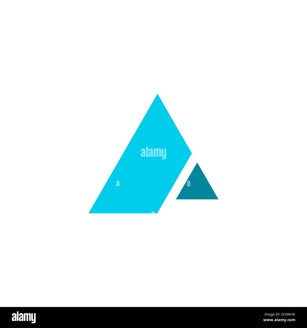 Triangular logo Cut Out Stock Images & Pictures - Alamy