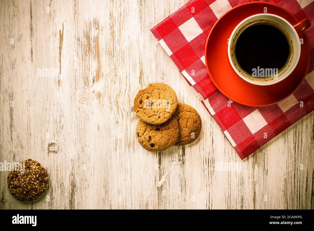Cup of refreshing coffee Stock Photo - Alamy