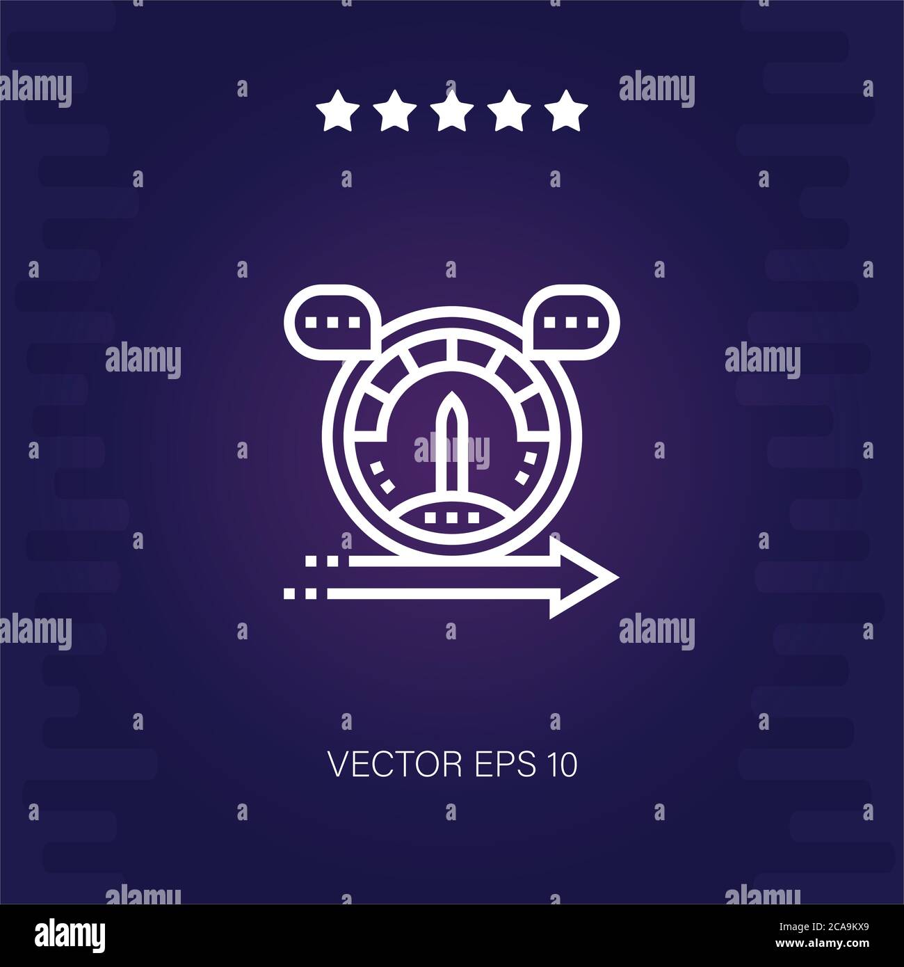 speed vector icon modern illustration Stock Vector Image & Art - Alamy