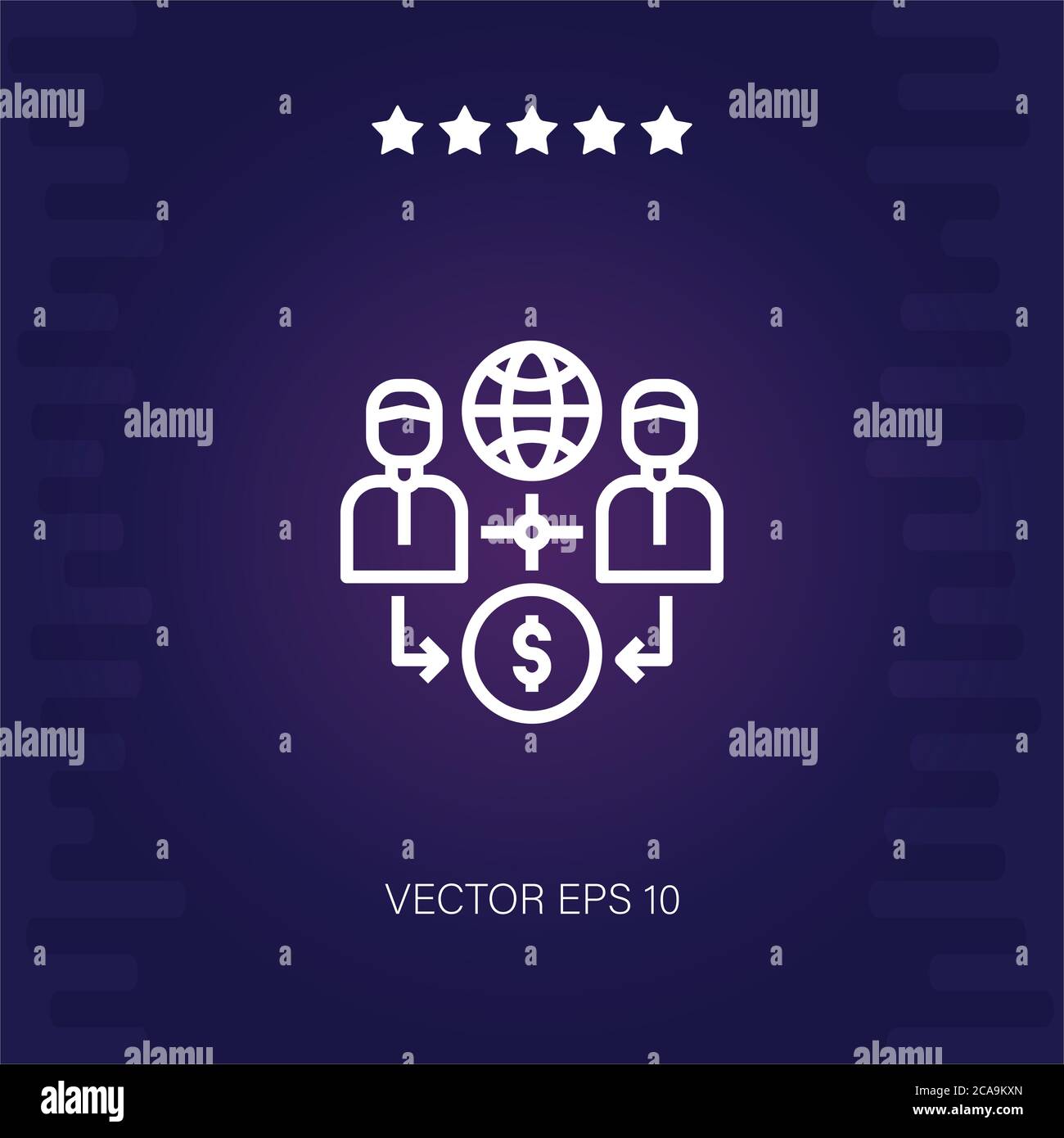 teamwork vector icon modern illustration Stock Vector Image & Art - Alamy