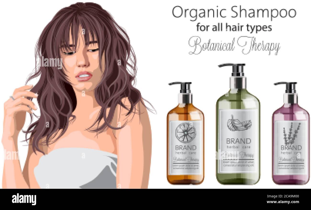 Shower woman oil Stock Vector Images - Alamy
