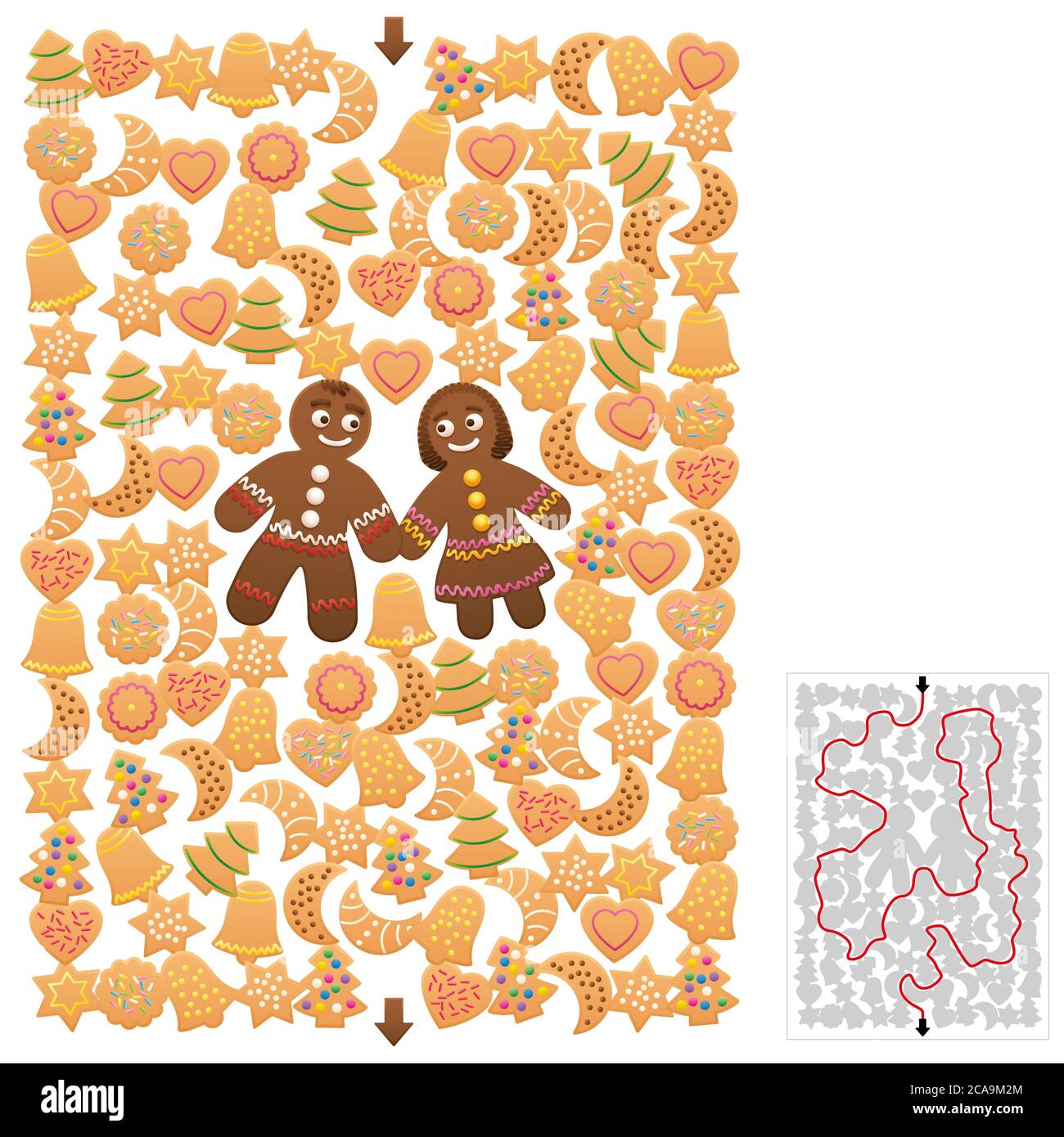 Maze game children hi-res stock photography and images - Alamy