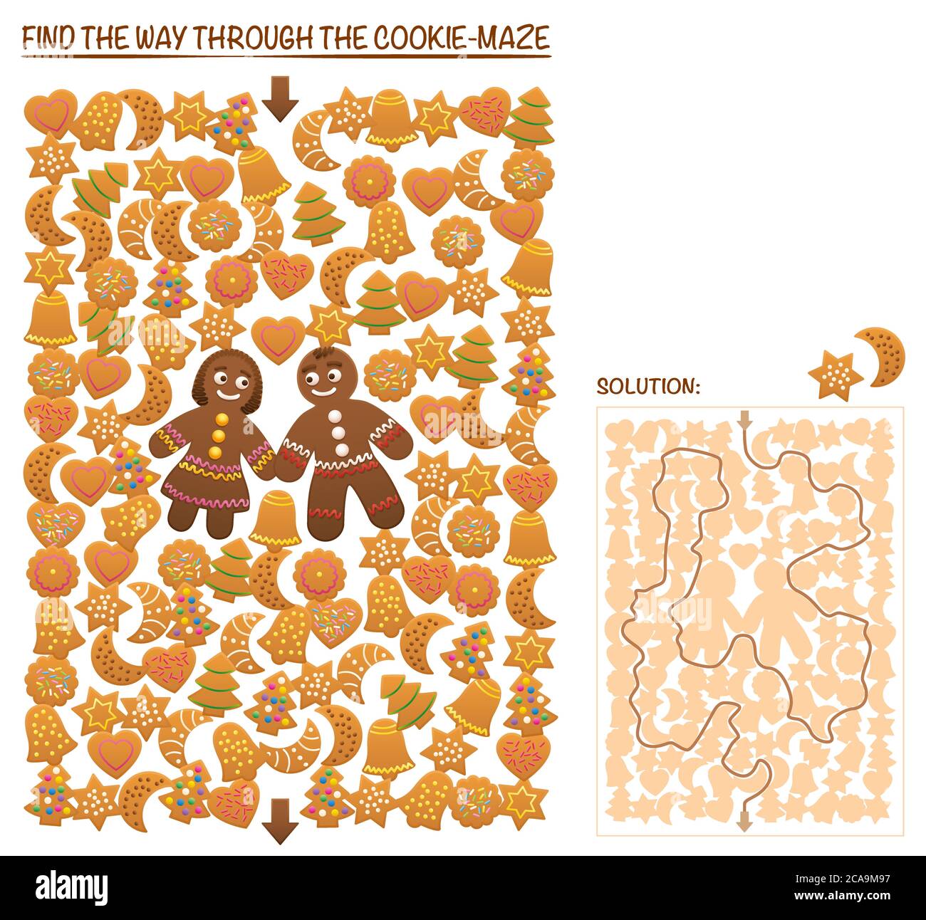 Children maze game hi-res stock photography and images - Alamy