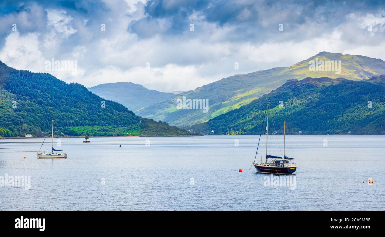 Sailing on loch goil hi-res stock photography and images - Alamy