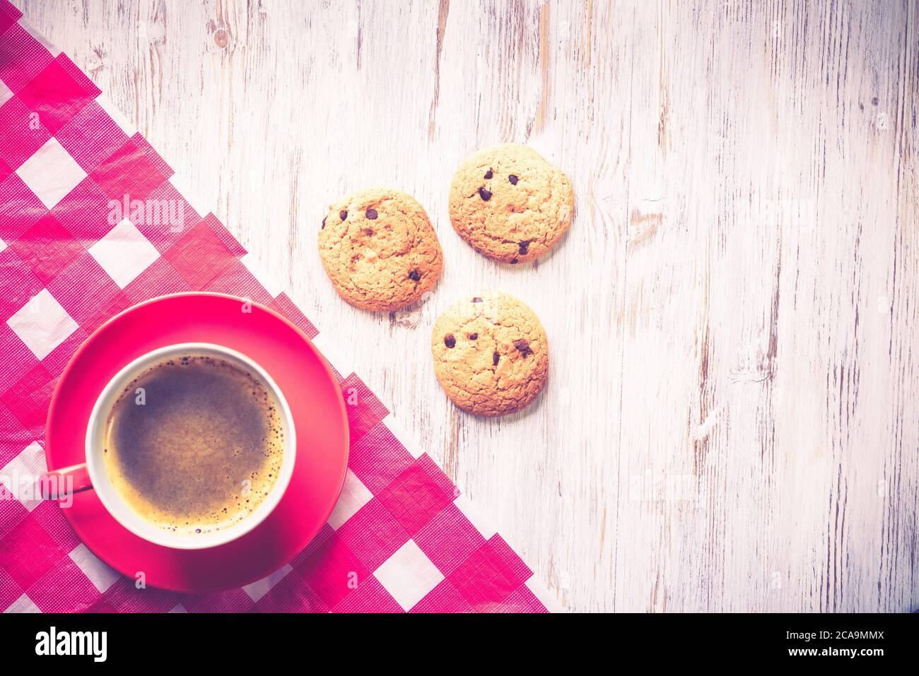 Cup of refreshing coffee Stock Photo - Alamy