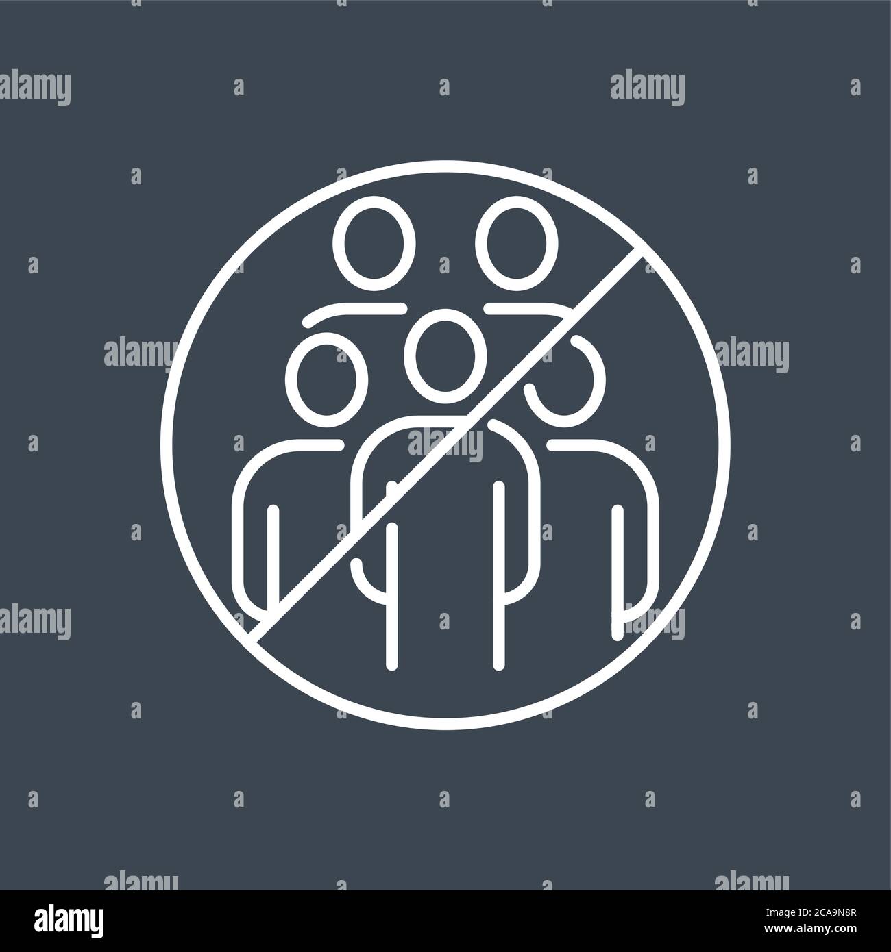 Crowded gathering Stock Vector Images - Alamy