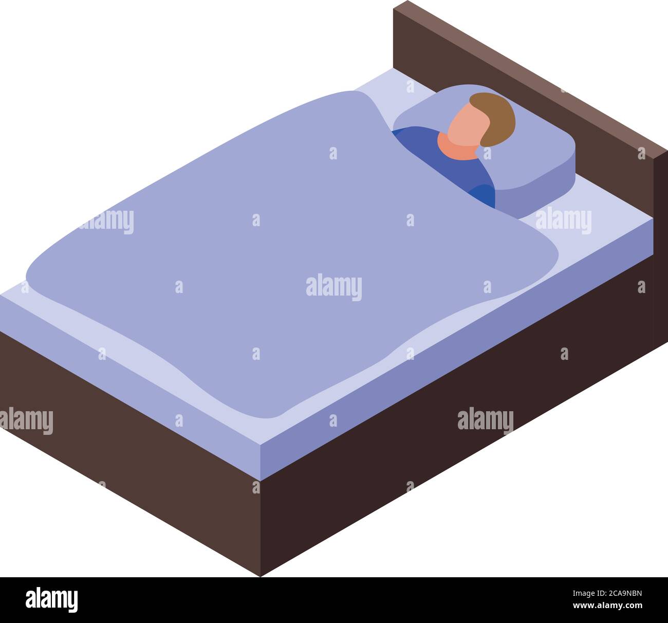 Sleeping habit icon, isometric style Stock Vector Image & Art - Alamy