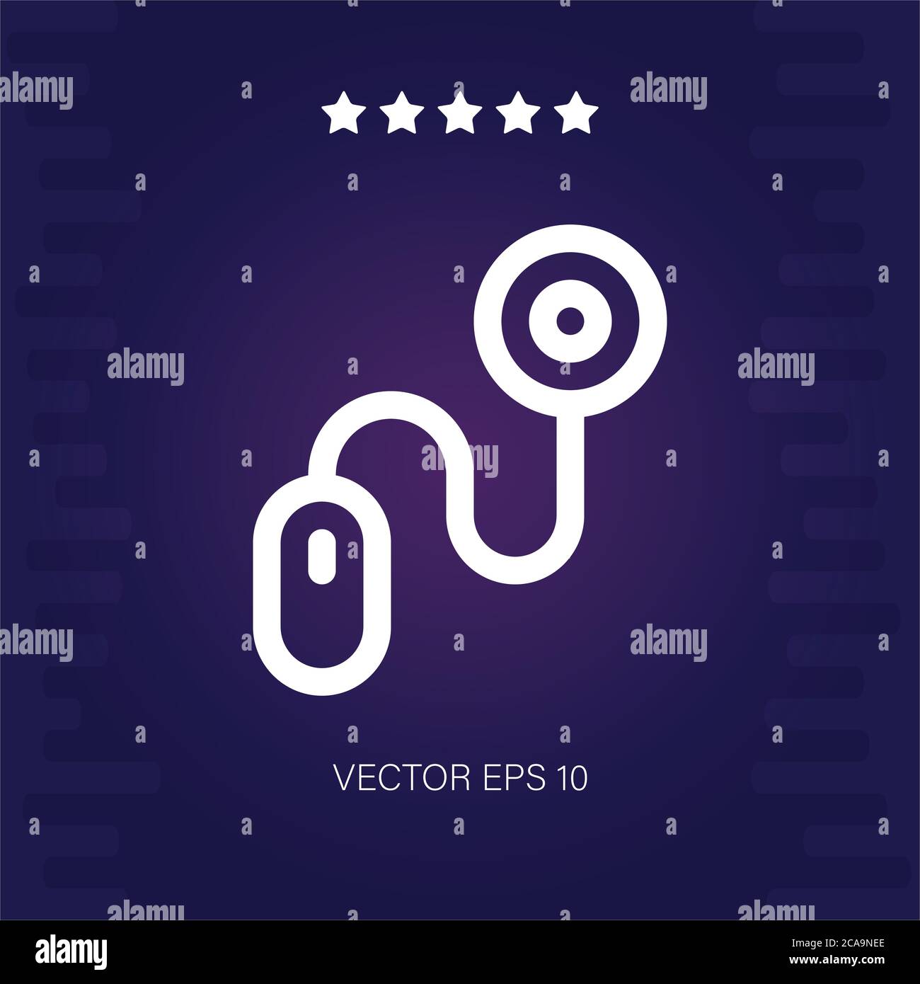 pay per click vector icon modern illustration Stock Vector Image & Art ...