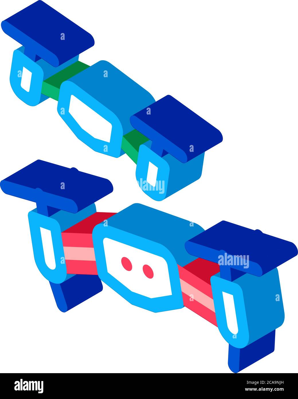 drone racing isometric icon vector illustration Stock Vector Image ...
