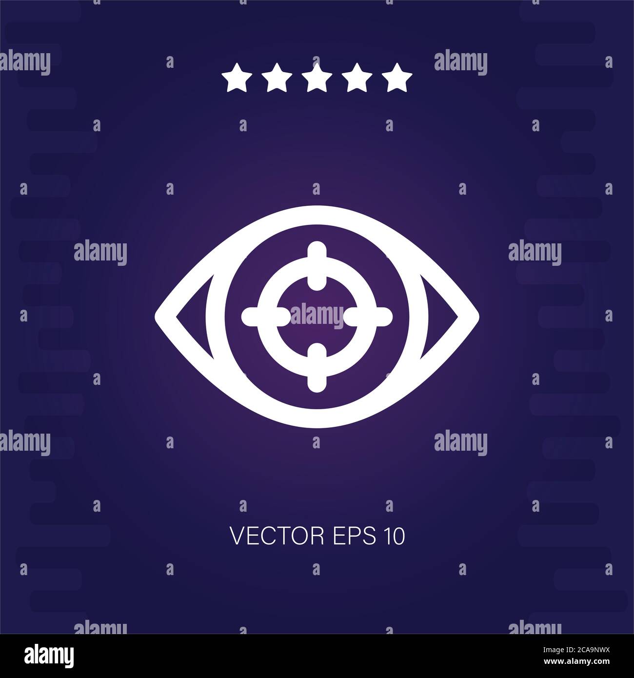 Cross digital lens goal Stock Vector Images - Alamy