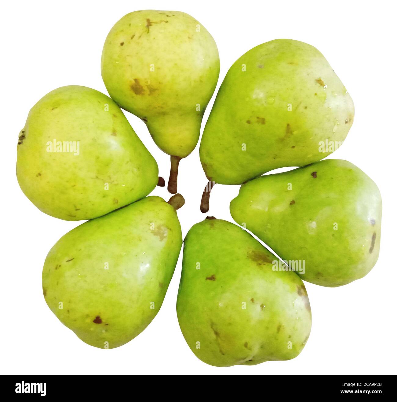 Pears cut in half isolated hi-res stock photography and images - Alamy