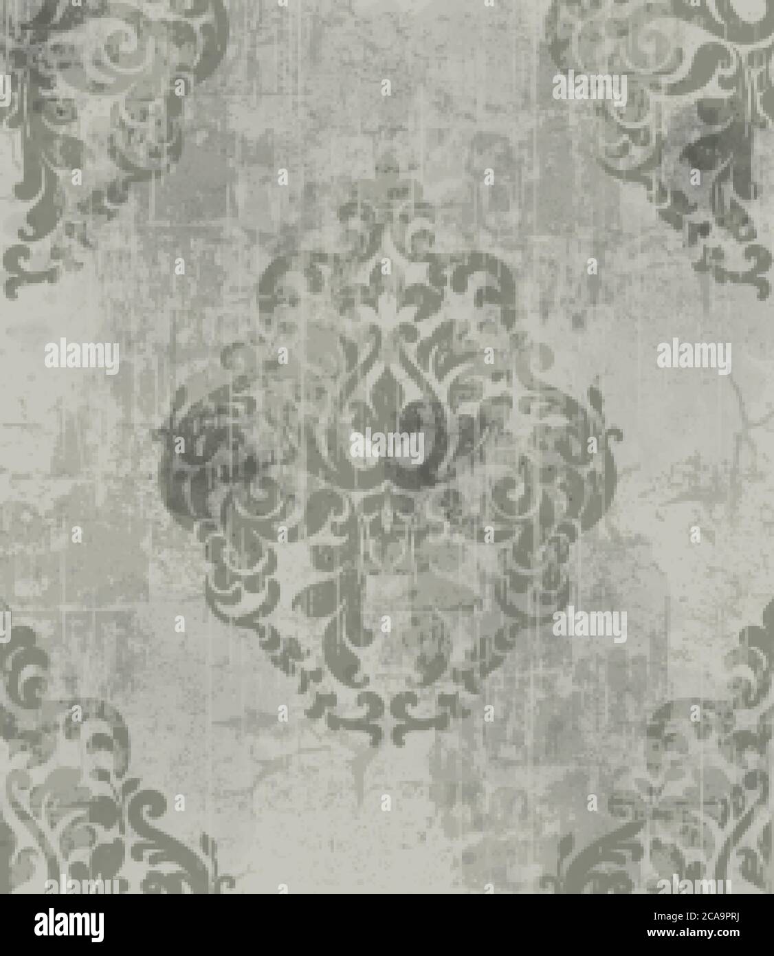 Imperial vintage ornament pattern. Royal victorian design. Grunge style ...