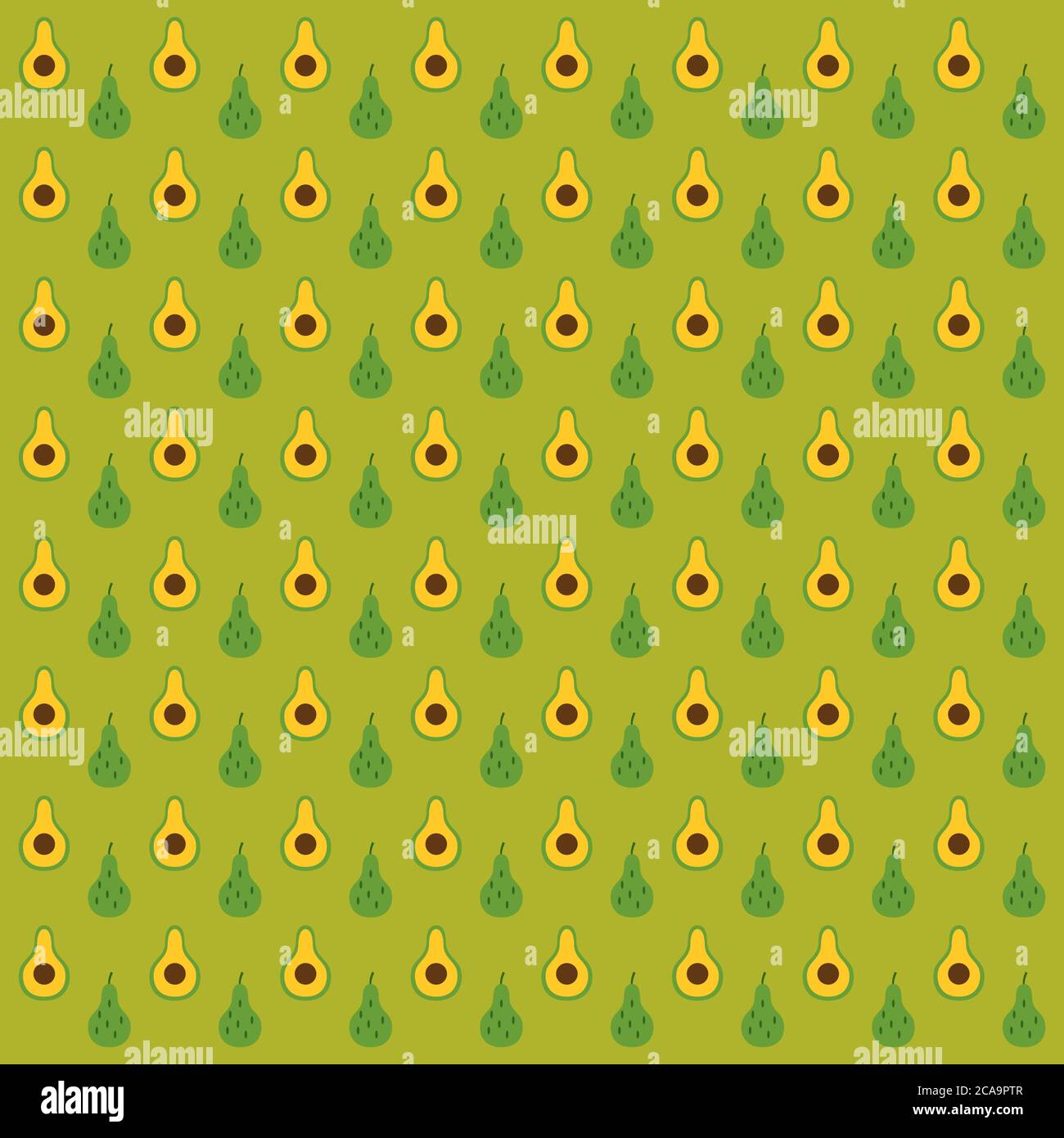 Avocado seamless pattern background.Colorful wallpaper vector ...