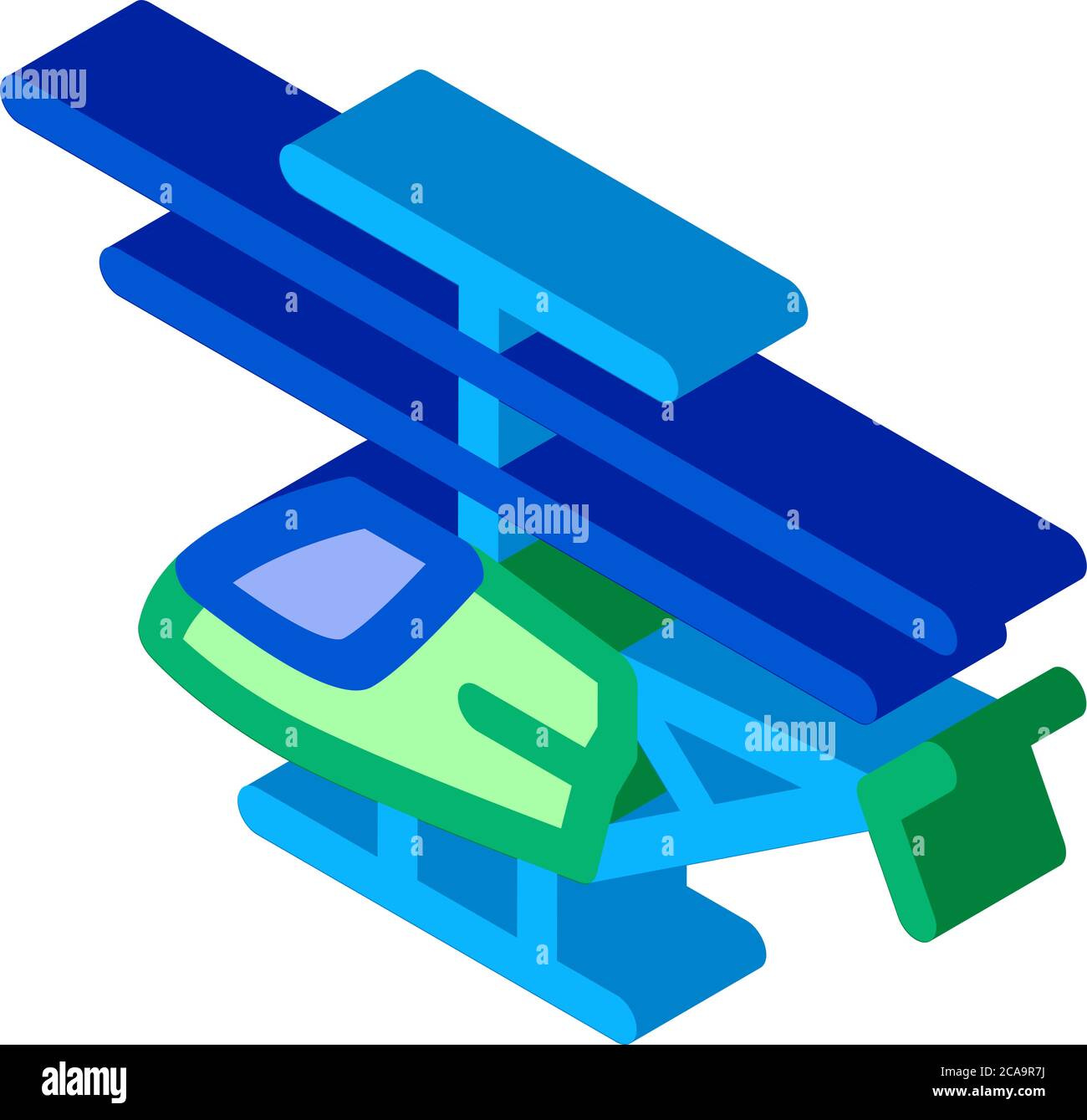 drone helicopter isometric icon vector illustration Stock Vector Image ...