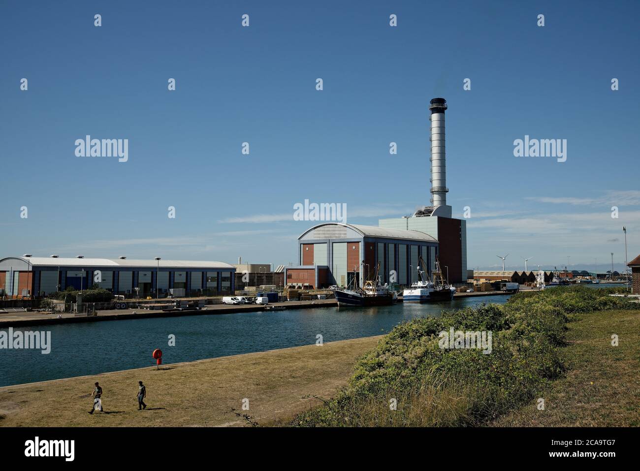 Shoreham Power station. Gas-fired power station in East Sussex Stock ...