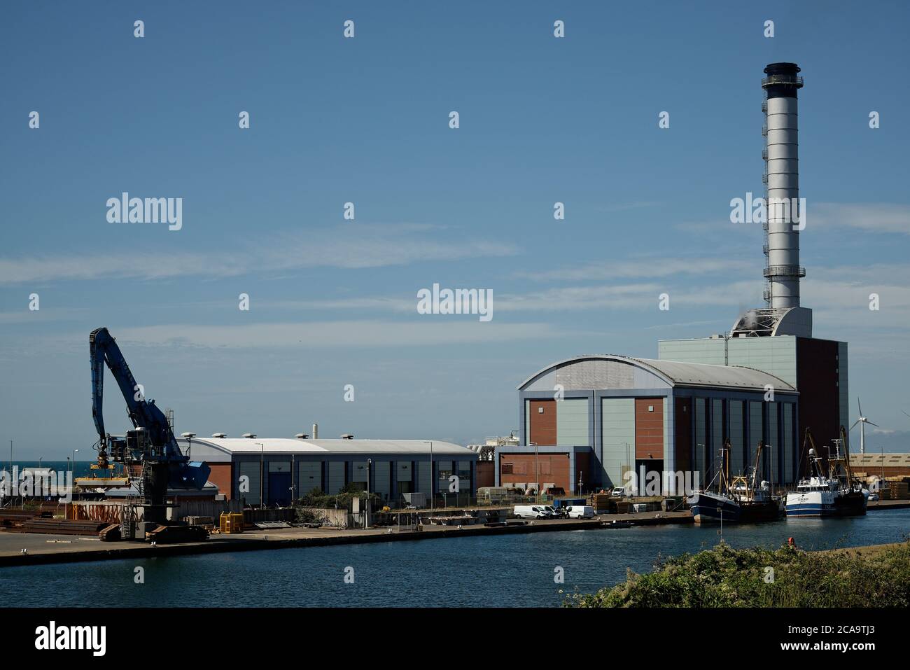 Shoreham Power station. Gas-fired power station in East Sussex Stock ...