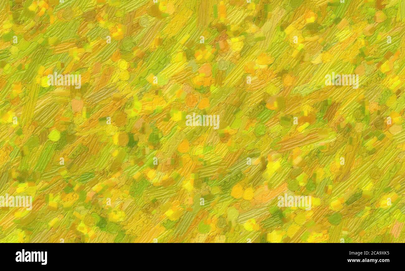 Lemon green bristle brush oil paint background, digitally created Stock ...