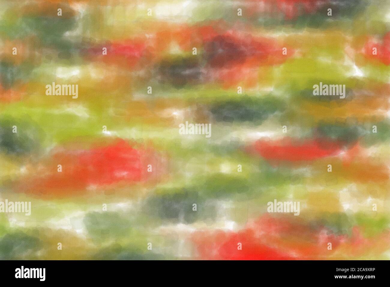 Green and red lines and stripes Watercolor with low coverage abstract ...