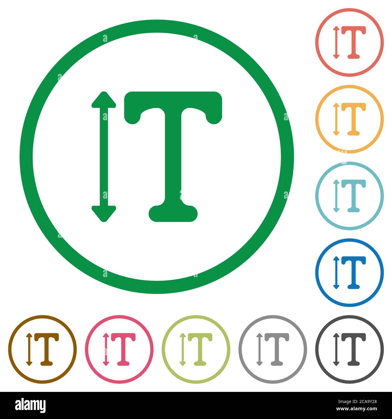 Letters in circles font Stock Vector Images - Alamy