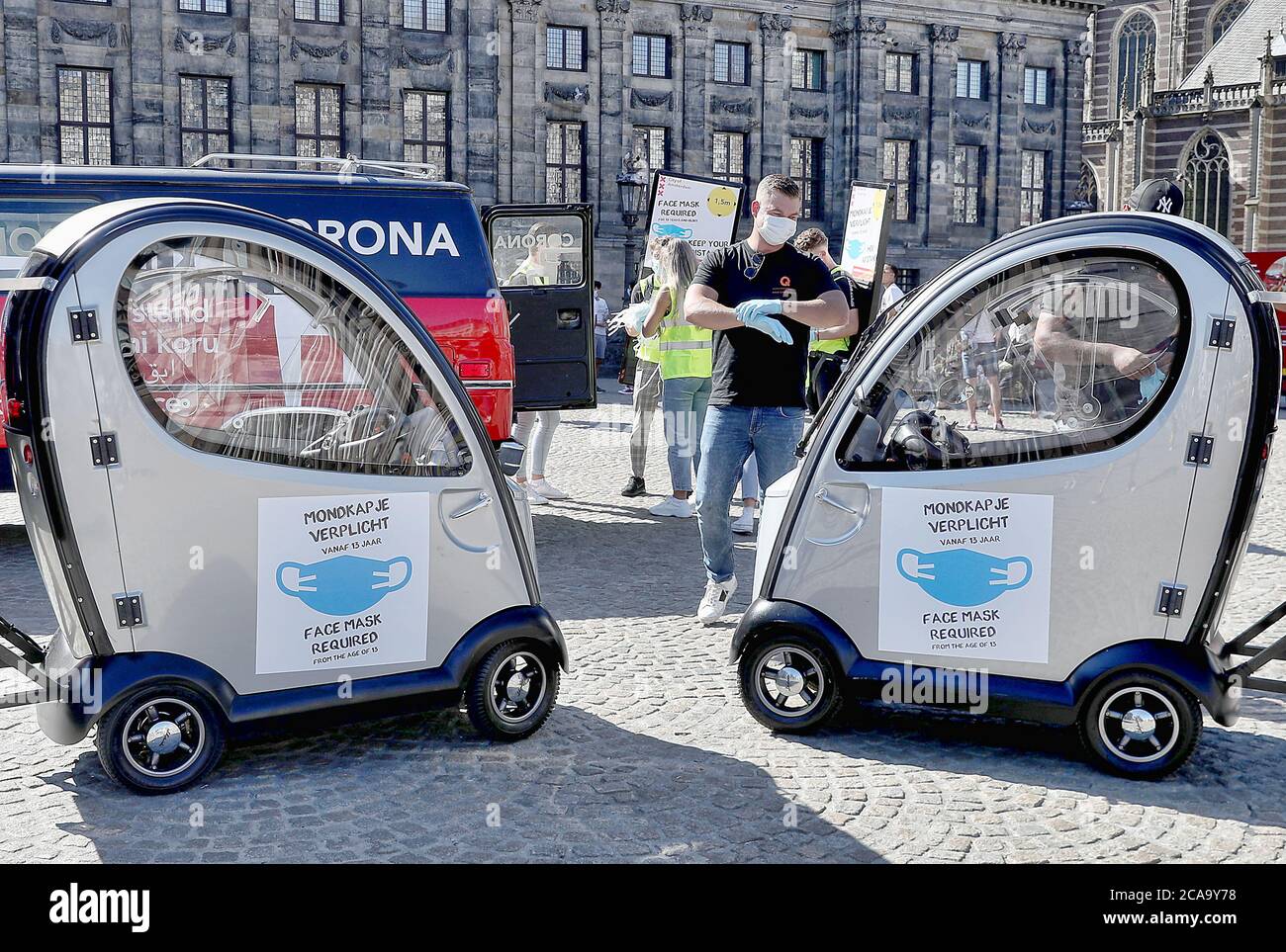 AMSTERDAM, Netherlands. 05th Aug, 2020. Burgemeester Femke Halsema ...
