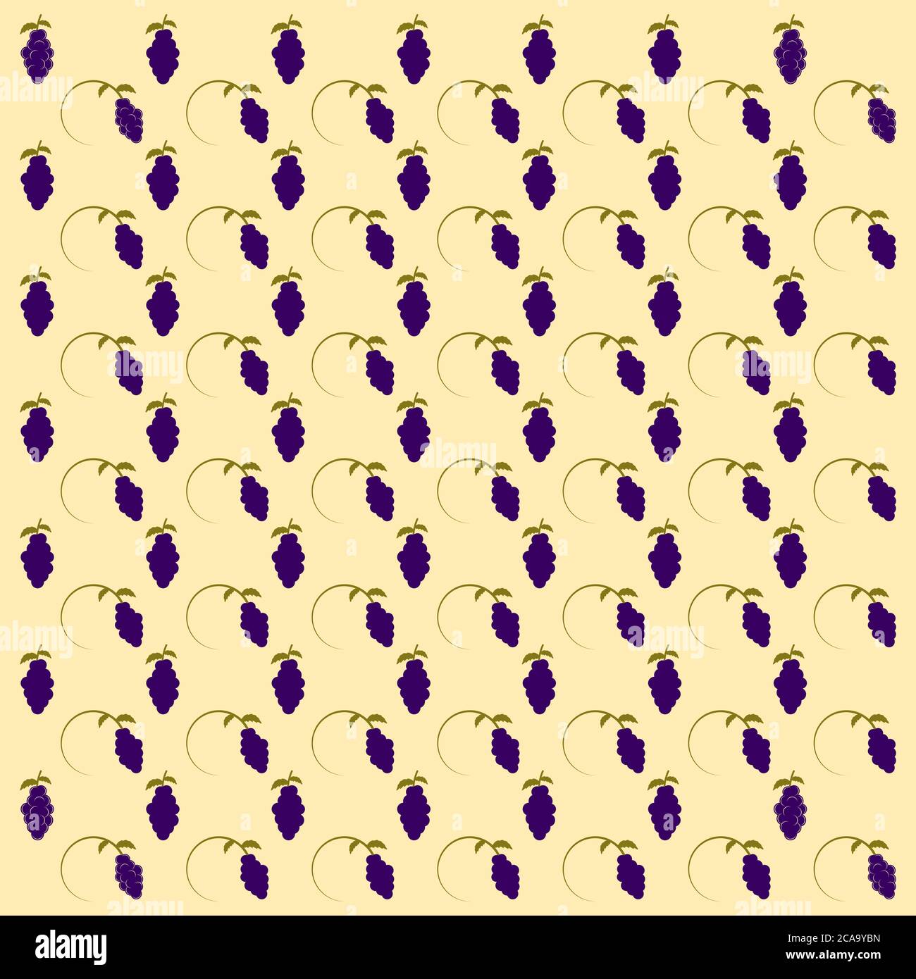 Grapes seamless pattern background.Colorful wallpaper vector illustration and good for printing ...