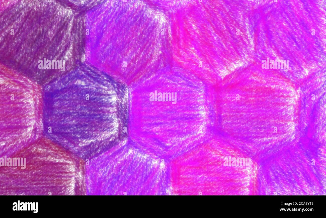 Fuchsia color wax crayon with low coverage background, digitally ...