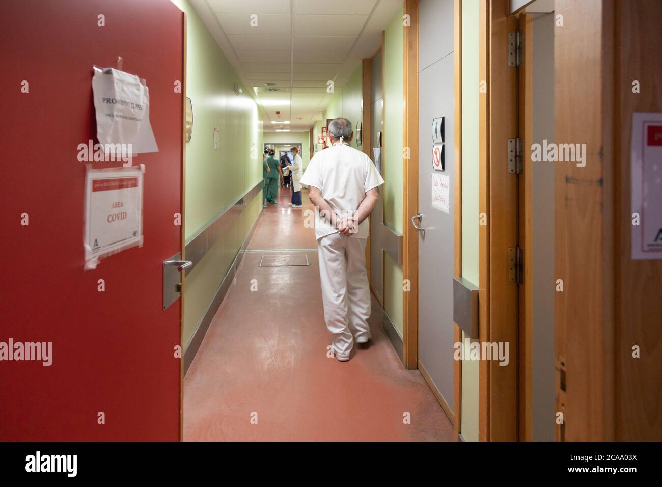 Granada, Spain. Faces of the SAS Andalusia Health Service frontline ...
