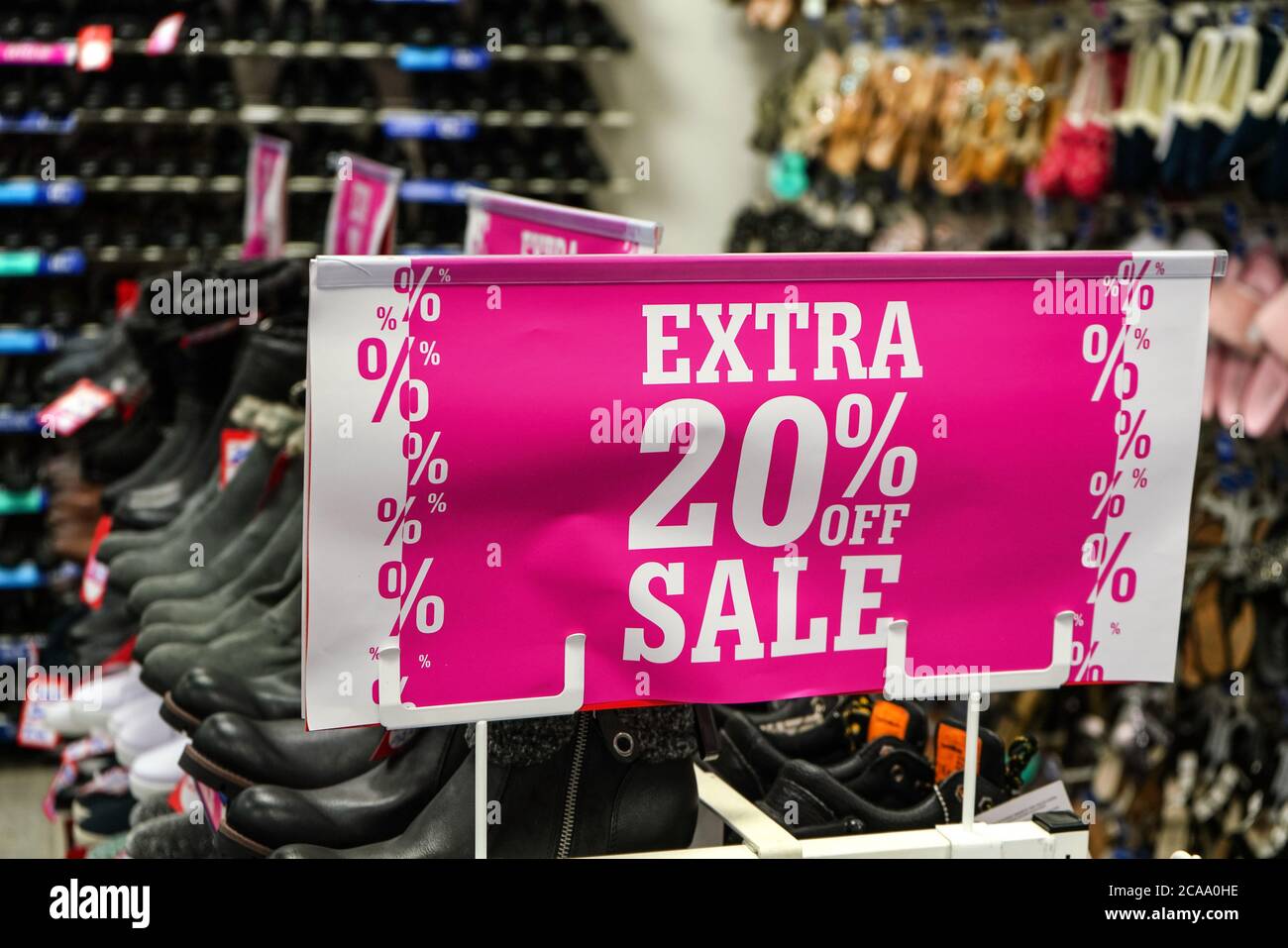 20 percent off sale sign hi-res stock photography and images - Alamy