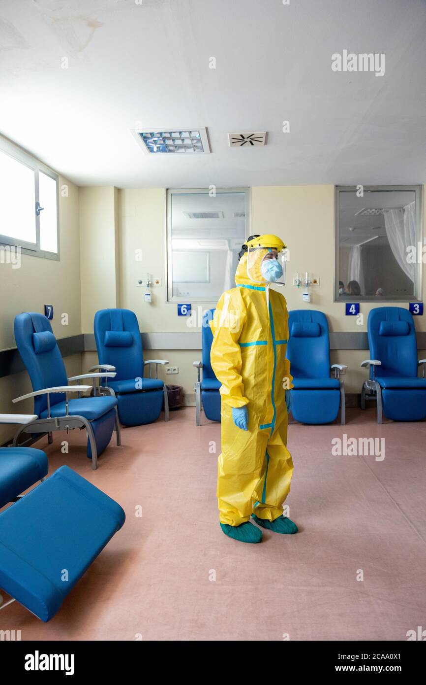 Granada, Spain. Faces of the SAS Andalusia Health Service frontline ...