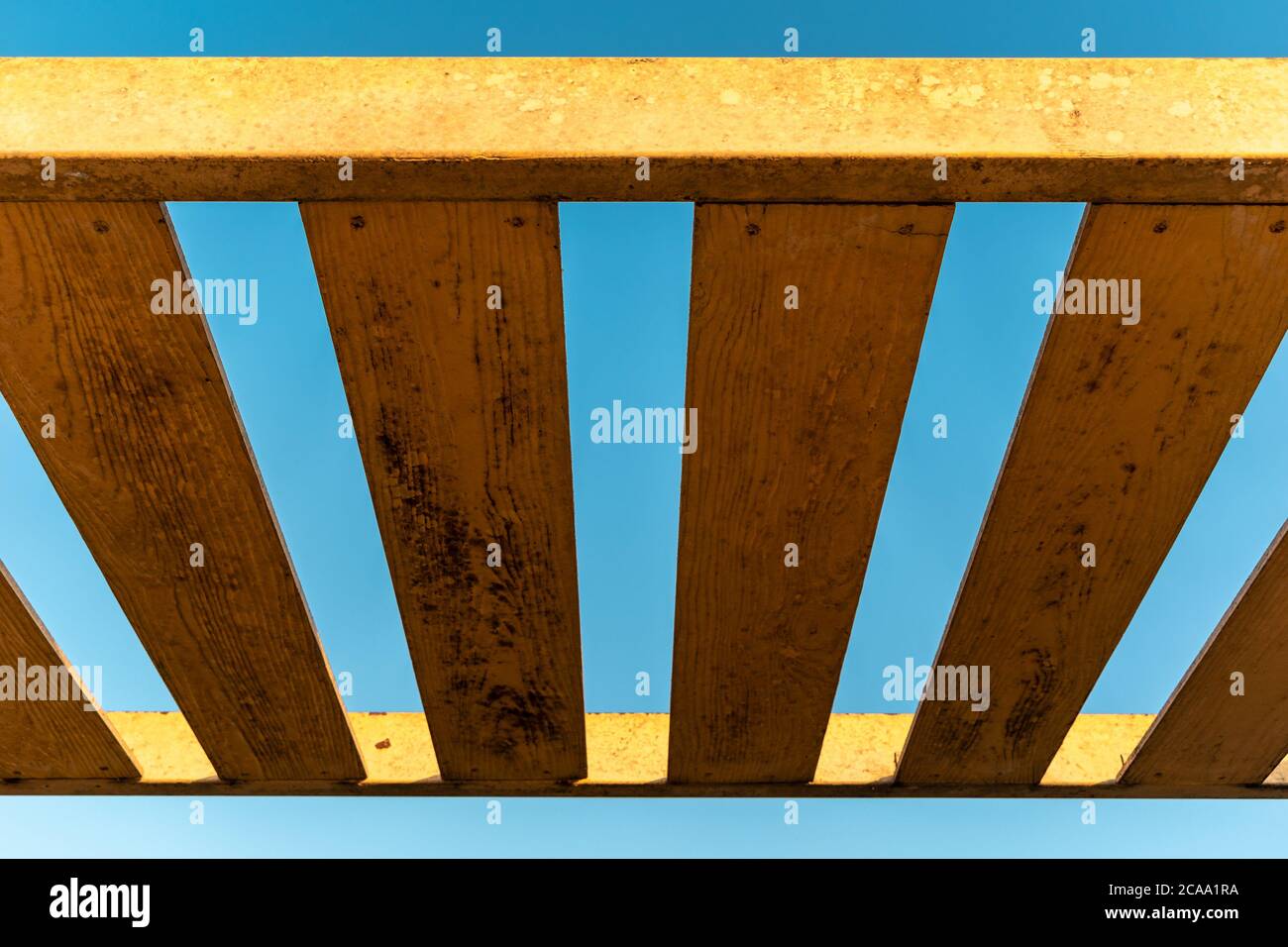 Wood slat roof hi-res stock photography and images - Alamy