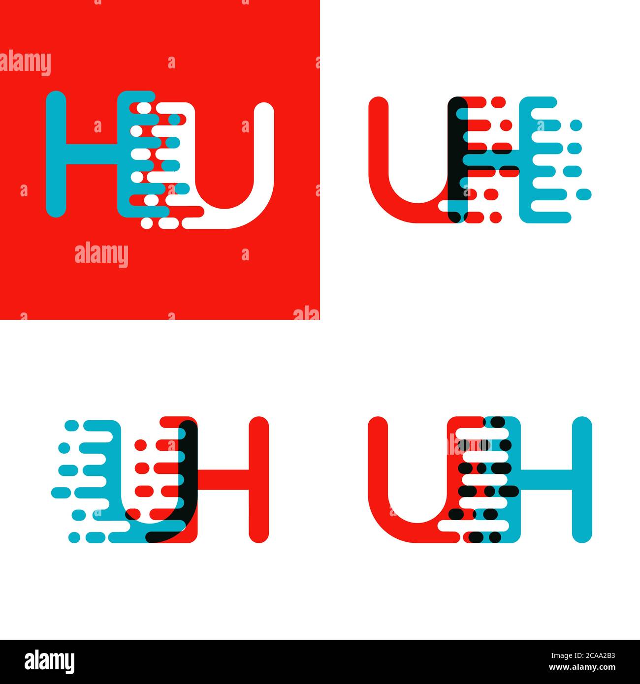 Uh clean logo hi-res stock photography and images - Alamy